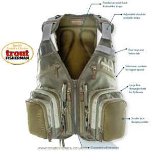 Snowbee Fly Vest / Backpack | Fly Fishing Vests | troutcatchers