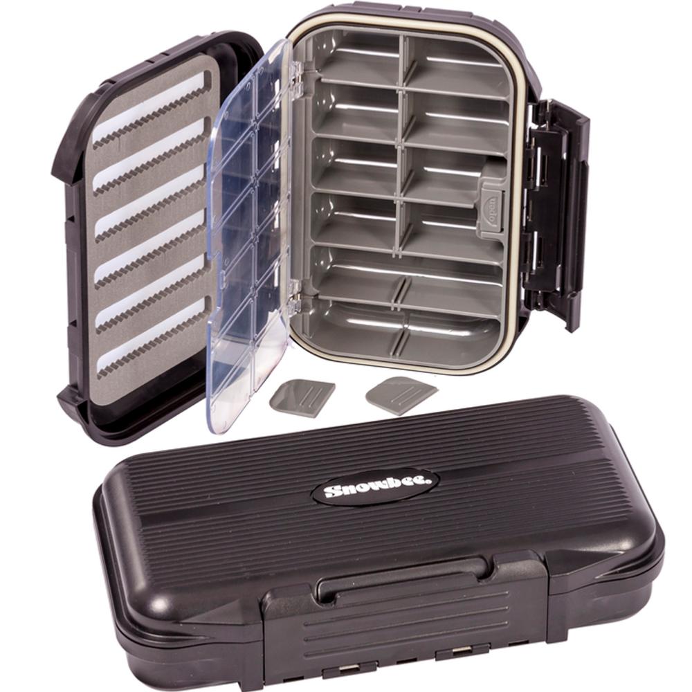 Snowbee Slit-Foam/Compartment Waterproof Fly Box - Large - 14746 ...